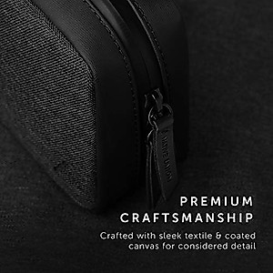 Native Union Stow Organizer – Premium Travel Tech Kit Crafted with Durable Canvas – Keep Essentials Organized with Flexible Storage & Quick-Access Pocket for Cables, Chargers, SIM Cards & More (Slate)