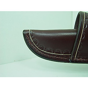 Custom Leather Cross Draw Knife Sheath That Fits a Buck 113 Knife NOT for Sale