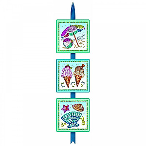 Sequin Art Seasons, Summer Scene, Sparkling Arts and Crafts Picture Kit, Creative Crafts