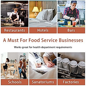 SuperCheck High Range Chlorine Test Strips, 0-2000 ppm, 50 Count, Chlorine Sanitizer Test Strips, Designed for Daycares and Senior Homes for Sanitizing and Disinfecting, Chlorine Dioxide Test Strips