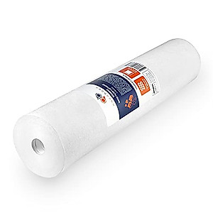 Aquaboon 1 Micron 20" x 4.5" Sediment Water Filter Replacement Cartridge | Whole House Sediment Filtration | Compatible with AP810-2, SDC-45-2005, FPMB-BB5-20, P5-20BB, FP25B, 155358-43, 4 Pack