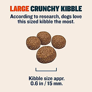 Bully Max Classic Fresh Catch Chicken, Rice & Fish Recipe - Slow-Cooked, Nutritious Puppy & Dog Food, Large Kibble Wholesome Dog Food, Natural Dog Food w/Added Vitamins, Minerals, & Nutrients, 12 lbs