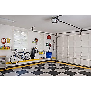 GarageTek Heavy Duty PVC Garage Slatwall | 8ft x 1ft TekPanel (6-Pack) | Garage Organizer Hanging System