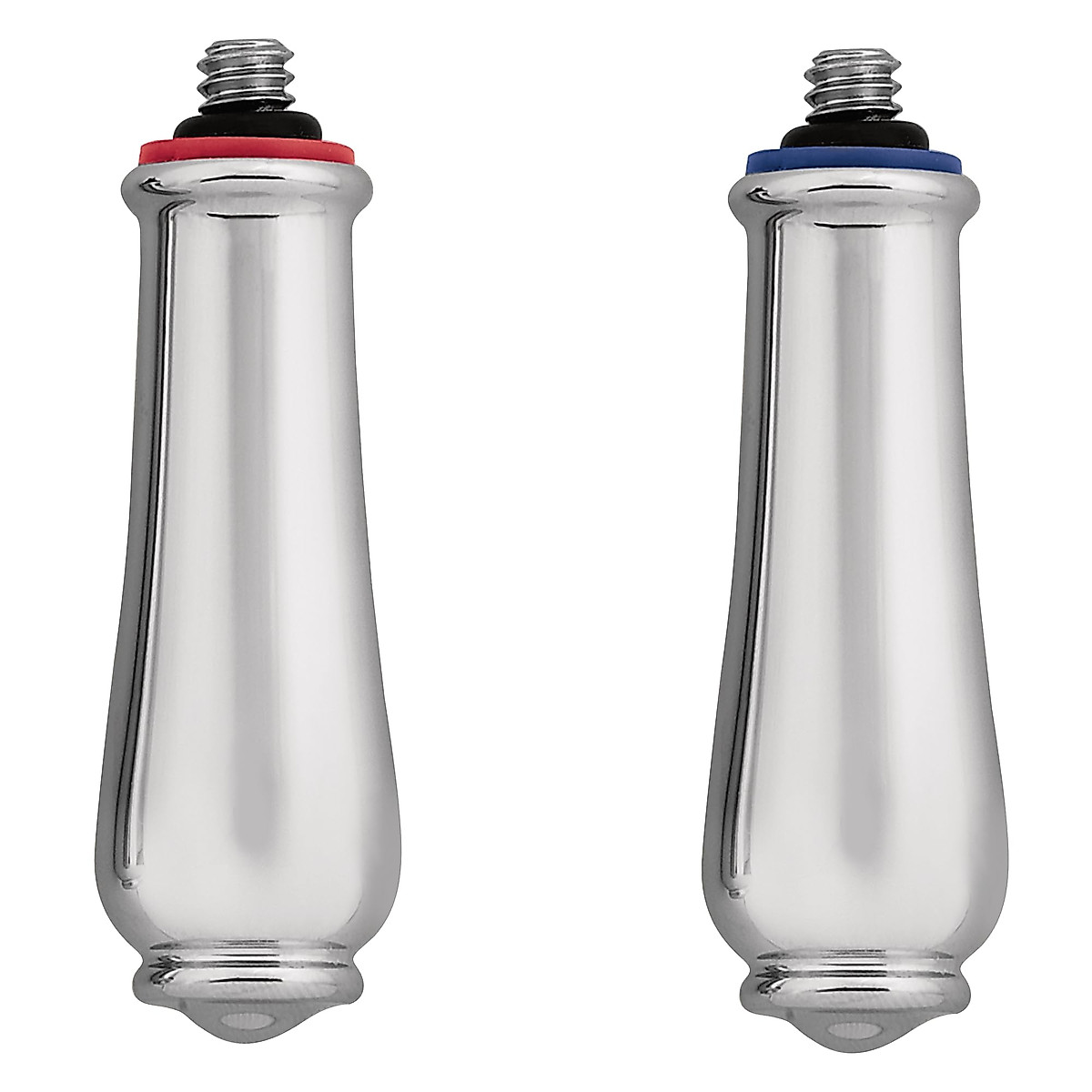 Moen 97372 Monticello Large Lever Hot and Cold Shower Handle Insert, Chrome (2-Pack)