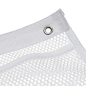 6-Pocket Bathroom Save Space Tub With 4 Rings Shower Hanging Mesh Organizer Caddy Storage Bag Quick Dry Hanging Caddy And Bath Organize
