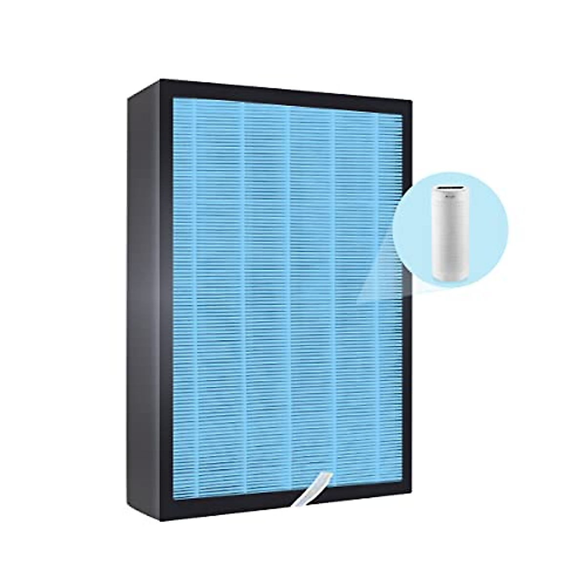 Zen Lyfe AP 808 Air Purifier Replacement Filter, 4-in-1 True HEPA, High-Efficiency Activated Carbon