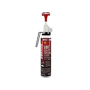 Loctite 598 RTV High Performance Silicone, Black, 190 ml -2093362