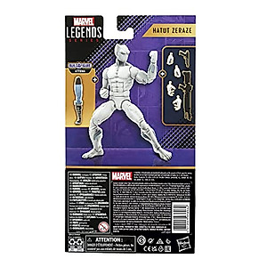 Marvel Legends Series Black Panther Hatut Zeraze 6-inch Comics Action Figure Toy, 6 Accessories, 1 Build-A-Figure Part