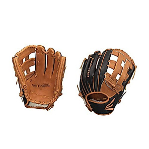 EASTON PROFESSIONAL HYBRID Baseball Glove | 2020 | Right-Hand Throw | 12" | H Web | All Position Glove | Hybrid USA + Japanese Steer Hide Leather Construction | PCH-C43, 8067925