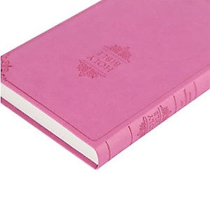 Personalized Custom Text Your Name NIV Value Thinline Bible Comfort Print Leathersoft Orchid New International Version Bible Custom Made Gift for Baptism Christenings Birthdays Celebrations