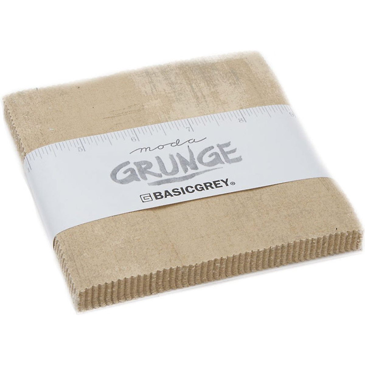 BasicGrey Grunge Basics Tan Charm Pack 42 5-inch Squares Moda Fabrics 30150PP 162