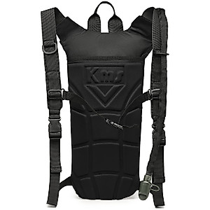 ATBP Tactical Hydration Pack 3L Water Bladder Backpack Lightweight Water Storage Reservoir Bag Daypack for Running Hiking Cycling Biking