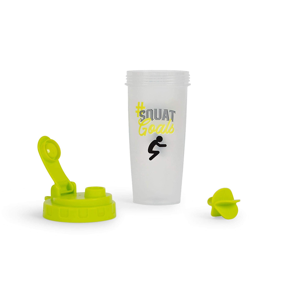 Toynk #SquatGoals Plastic Shaker Bottle | Holds 20 Ounces