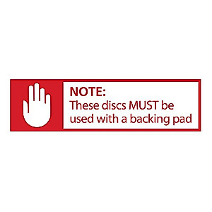 Mercer Industries 304016-7" x 7/8" Aluminum Oxide Resin Fiber Discs, 16 Grit (25 pack)