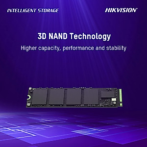 Hikvision E3000 Internal NVMe PCIe M.2 SSD 1TB SSD, Internal Solid State Drive, Gen 3x4, 2280, 3D NAND Flash Memory, Up to 3500MB/s Read Speed