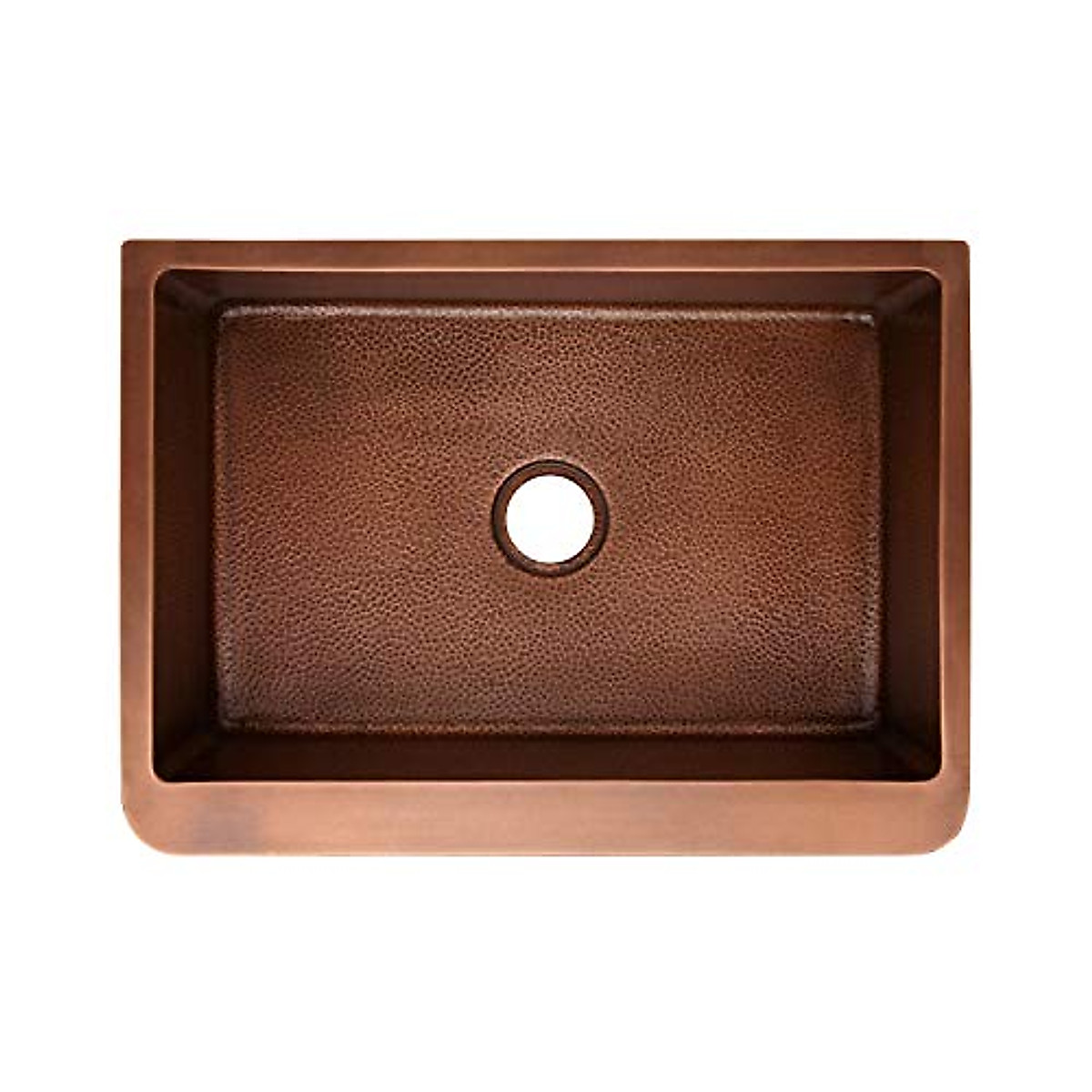Signature Hardware 926760-30 Raina 30" Single Basin Copper Farmhouse Sink