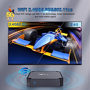 BOXPUT X96 Mini Android 11 TV Box Amlogic S905W2 Quad-Core Smart TV Box 2024 2GB RAM 16GB ROM 2.4G/5G Dual WiFi 4K TV Box HD Media Player Set Top Box