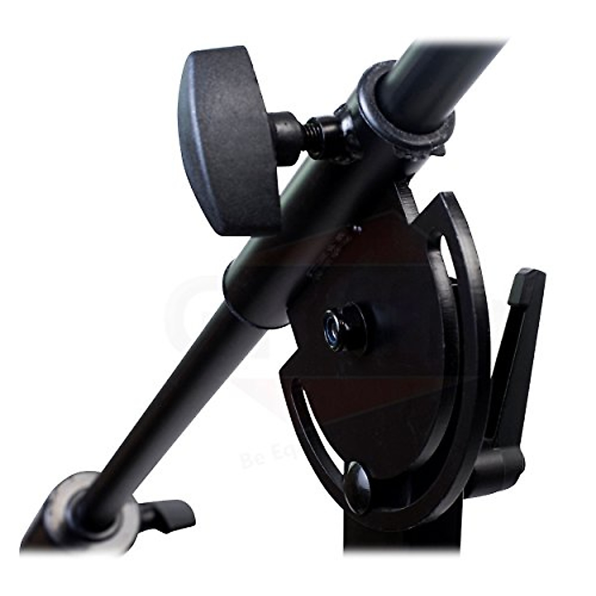 GRIFFIN Professional Studio Microphone Boom Stand with Casters | Extended Height Recording Mic Holder Tripod on Wheels | Tall Telescoping Arm Mount & Retractable Legs for Vocals, Choir, Overhead Drums