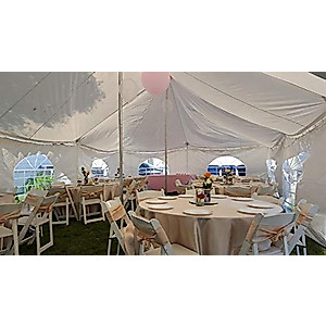 Quictent 20x40 Fire Retardant Pole Party Tents Heavy Duty PVC Vinly Pole Tent Wedding Party Canopy with Carry Bags
