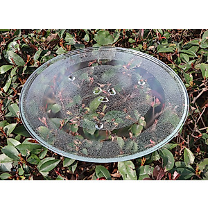 14-1/8" Microwave Glass Turntable Tray works for Samsung DE74-20002B DE74-20002A DE7420002 1150157 MC7698W ME1460SB MG14H3020CM MG7980W MS1470WA PS4234950 Microwave Oven Cooking Plate 36CM