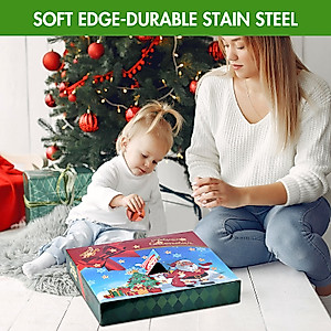 Advent Calendar 2024, Christmas Countdown Calendar Gift Box with 24 Brain Teaser Puzzles, Advent Calendar 2024 for Adults Kids Boys Girls, Xmas Countdown Calendar Challenge Gift