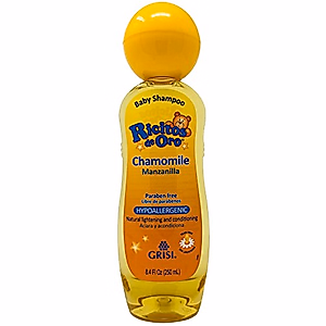 Ricitos de Oro Chamomile Baby Shampoo, Hypoallergenic Tear Free Baby Shampoo with Chamomille Extract; 8.4 Fl Oz