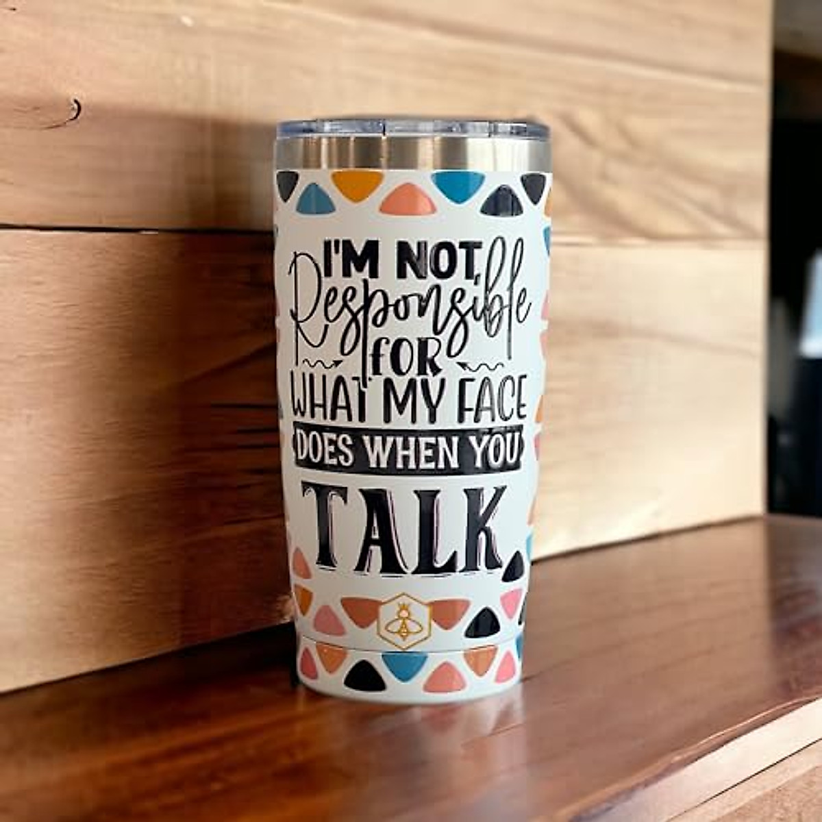 Biddlebee 20oz Coffee Tumbler with Leakproof Lid – Birthday Gift for Women, Best Friend, Sister, Teacher Appreciation, Unique Mom Gift from Daughter