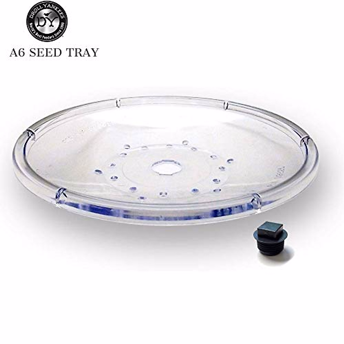 Droll Yankees Bird Feeder Tray, Seed Catcher Accessory Attachment, 7.5-Inch Diameter