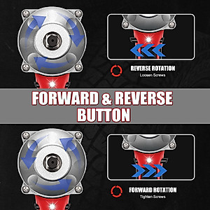 APATB 1/2 inch Impact Wrench, Max Torque 950N.m(700Ft-lbs) Cordless Brushless Impact Wrench, 3300RPM High Torque Electric Impact Gun with 2x 4.0Ah Li-ion Battery, Charger, 3 Extension Bars, 6 Sockets