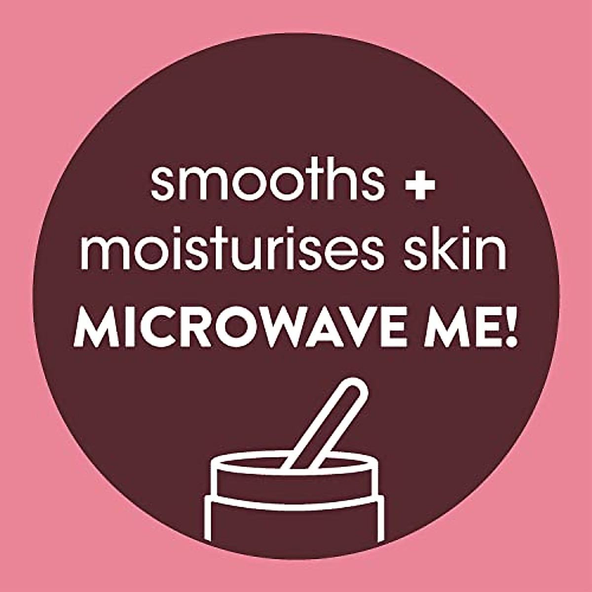 Nad's Hair Removal Waxing Dots - Strawberries & Cream Hard Wax Beads - Wax Kit Hair Removal For Women - Microwaveable No-Strip Formula