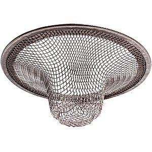 5 pcs Kitchen Sink Strainer Stainless Steel Sink Drain Sink Metal Strainer Bath Basin Filter, 5cm