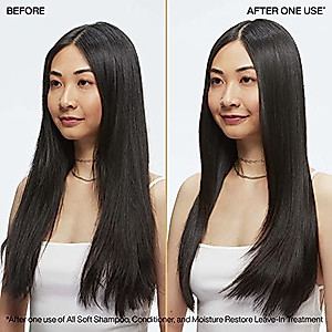 REDKEN All Soft Moisture Restore Leave-In Treatment | Hyaluronic Acid Primer| Treatment for Dry and Brittle Hair | Humidity, Heat and Frizz Protection | For Soft and Smooth Hair | 5.1 Fl Oz