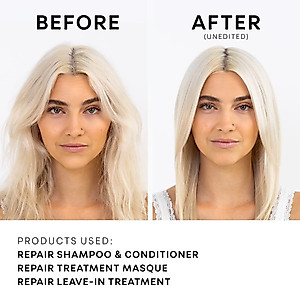 NATURELAB. TOKYO Perfect Repair Conditioner: Eco-Friendly Refill Pouch: Moisturizing Conditioner to Replenish and Restore Damaged, Color Treated Hair and Strengthen New Hair I 22.9 FL OZ / 680ml