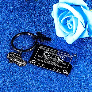 Octamber Superna Merchandise Keychain for Women Men Brother Friends TV Show Merchandise Fans Gifts Funny Keyring Jewelry for Driver Music Lover Birthday Graduation Car Accessories