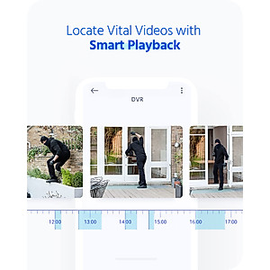 ANNKE 16 Channel 1080P Lite Video Security System DVR with 2TB Hard Drive and (12) HD 1080P Indoor Outdoor Cameras with IP66 Weatherproof Housing, 100ft Super Night Vision