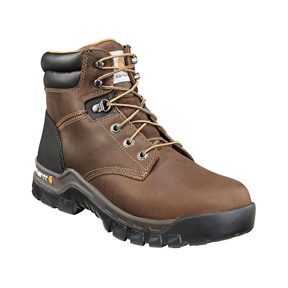 Carhartt Men's Rugged Flex 6" Comp Toe Work Boot, Brown Oil Tanned Leather, 12