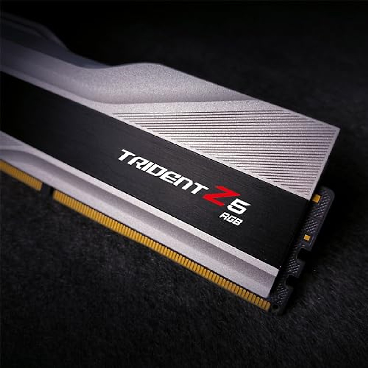 G.SKILL Trident Z5 RGB Series (Intel XMP 3.0) DDR5 RAM 32GB (2x16GB) 5600MT/s CL40-40-40-89 1.20V Desktop Computer Memory UDIMM - Metallic Silver (F5-5600J4040C16GA2-TZ5RS)
