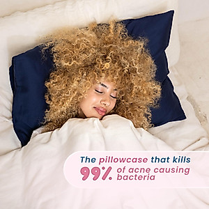 Clean Skin Club Pillowcases (2, Blue, Standard)