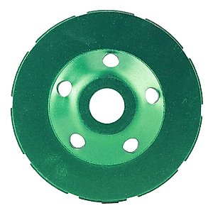 Diamonds Grinder, Diamonds Grinding Wheel Double Row, Disc Polishing Tool for Concrete Masonry Granite Marble 125x22.2mm, Abrasive Grinding Discs