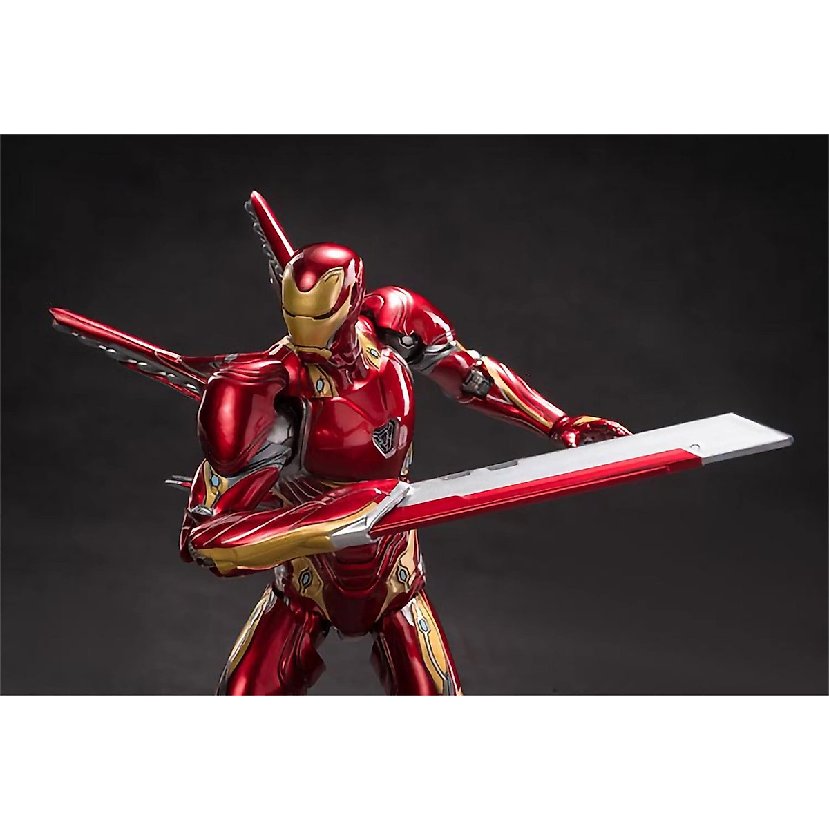 OVONNI Ironman MK50 (Deluxe Version),All Joints Movable 7 Inch Collectible Action Figure,Multi Weapon Accessories