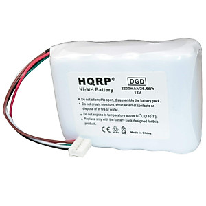 HQRP 2200mAh Battery Compatible with Logitech Squeezebox X-R0001, 930-000097, 930-000101, 930-000129, 830-000080, 830-000070 Radio