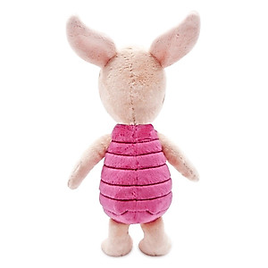 Disney Piglet Plush, Winnie The Pooh, Small, 11 Inches, Inspired by Winnie The Pooh, Cuddly Toy with Fluffy Mane and Detachable Tail, Embroidered Details, Suitable for All Ages