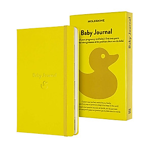 Moleskine Passion Journal, Baby, Hard Cover, Large (5" x 8.25") Yellow, 400 Pages