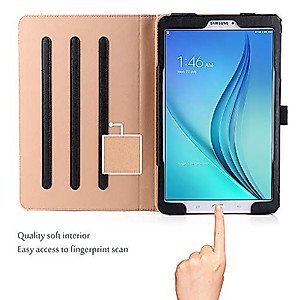 ProCase Galaxy Tab E 9.6 Case – Vintage Stand Folio Case Cover for Galaxy Tab E 9.6"/ Tab E Nook 9.6-Inch Tablet (SM-T560 / T561 / T565 and SM-T567V Verizon 4G LTE Version) -Black