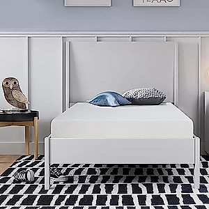 Dopinmin Twin Size 10 Inch Gel Memory Foam Mattress Medium-Firm Mattress for Pressure Relief & Cooler Sleep, Mattress for Kid Young Adults, CertiPUR-US Certified, Bed in a Box