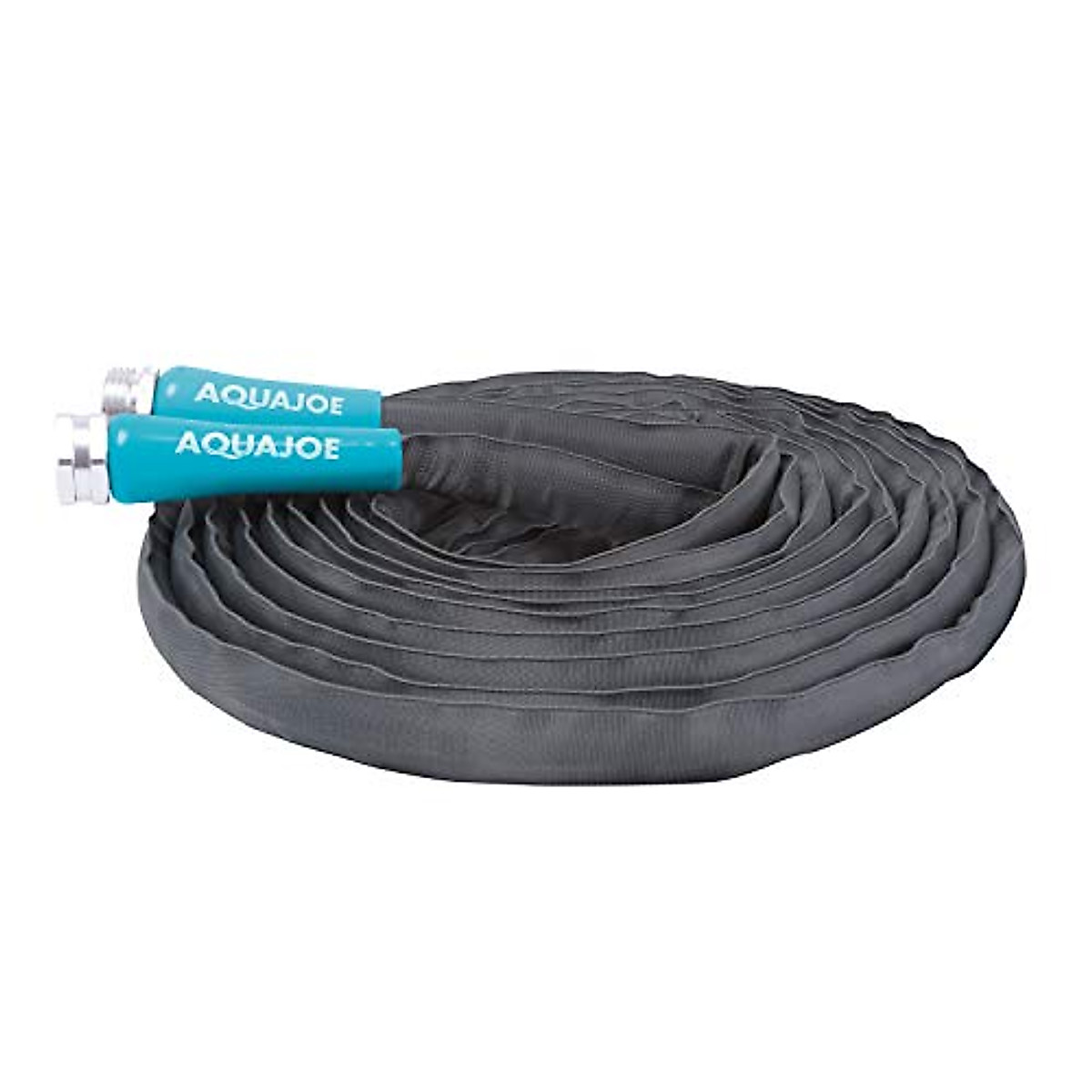 Aqua Joe AJFJH25-58-PRO FiberJacket Non-Expanding Kink-Free Garden, RV, Marine and Camper Hose, Ultra-Lightweight, Drinking Water Safe, ft, 25-Foot x 5/8-Inch