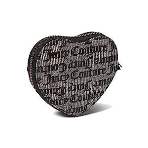 Juicy Couture Cool Collar Heart ZA Black/Beige Printed Status One Size