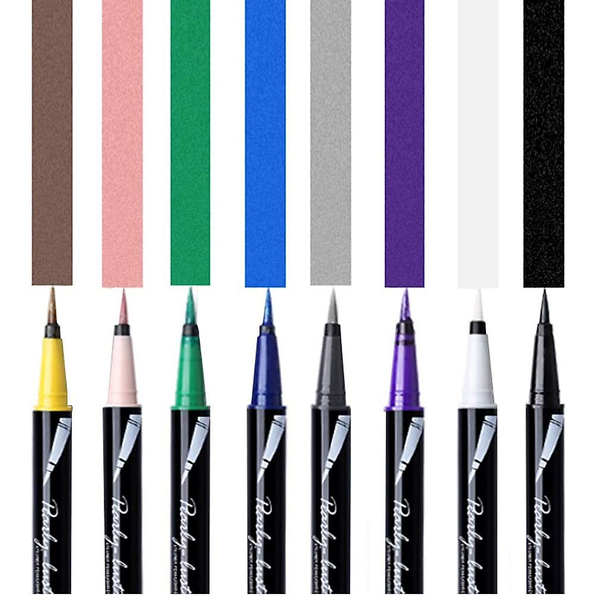 Eyeliner Pencil Eye Liner Pen Green Liquid for Women Girl Matte Long Lasting Professional Smudge Proof and Waterproof Natural Perfect Eye Makeup with Non-dizzy Dyeing (Green)