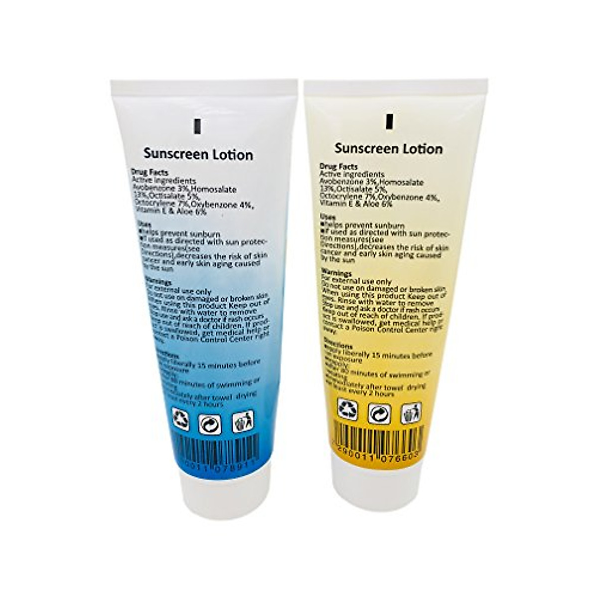 Premium Hidden Flask Set - Sneak A Drink Anywhere You Want - 2 Bottles Per Set - Safety Seals & Pourer Included (Sunscreen Flasks)