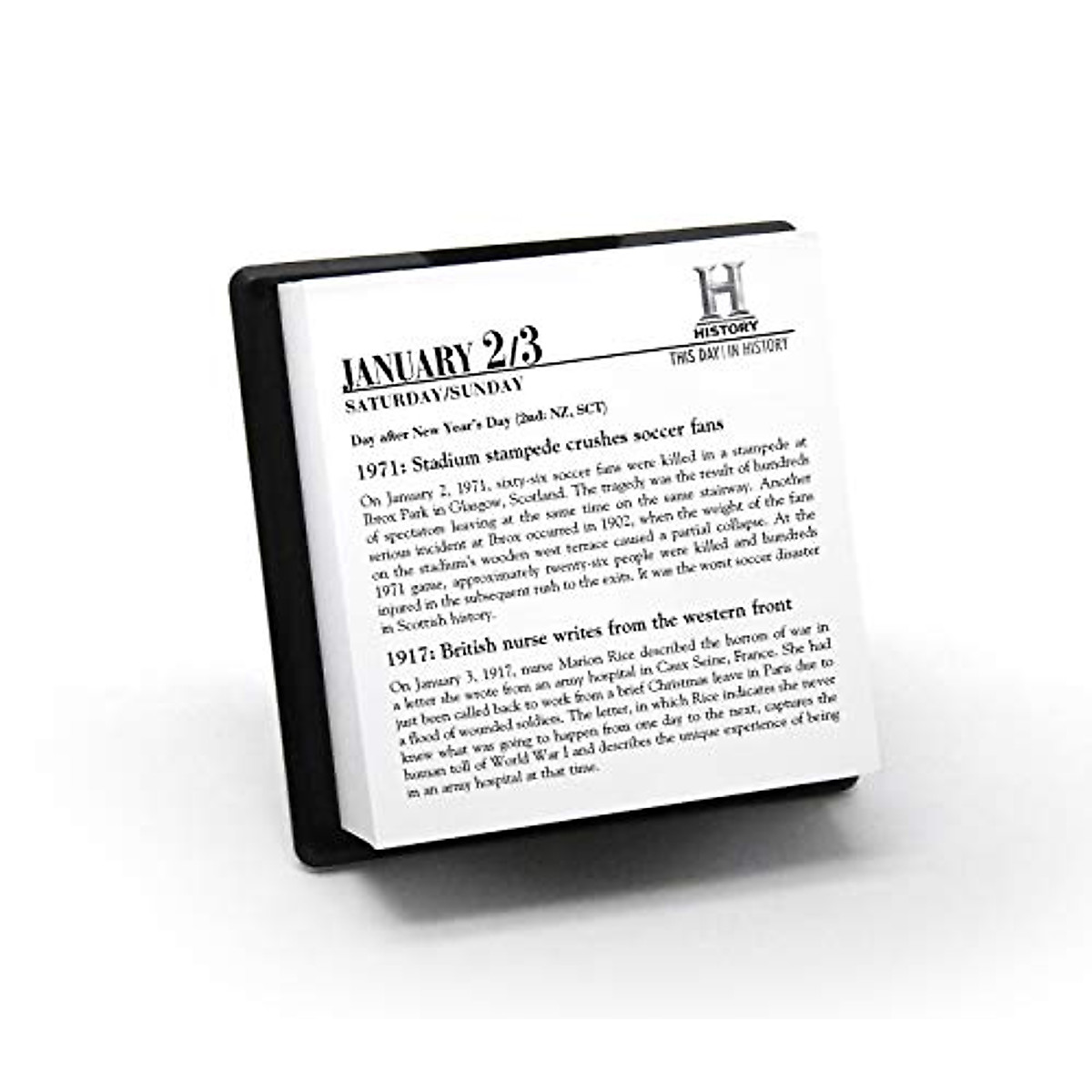 2021 History Channel This Day in History Boxed Calendar: 365 Remarkable People, Extraordinary Events, and Fascinating Facts (Hanging Monthly Calendar with Photography, Office Gifts for Him or Her)